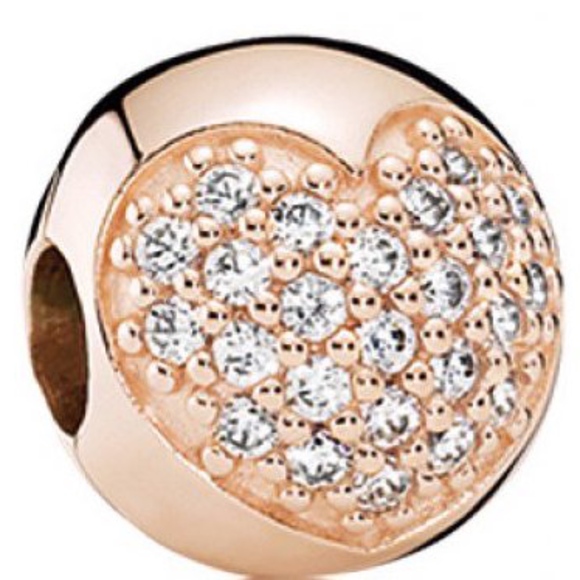 Pandora | Jewelry | Pandora Love Of My Life Clip Rose | Poshmark